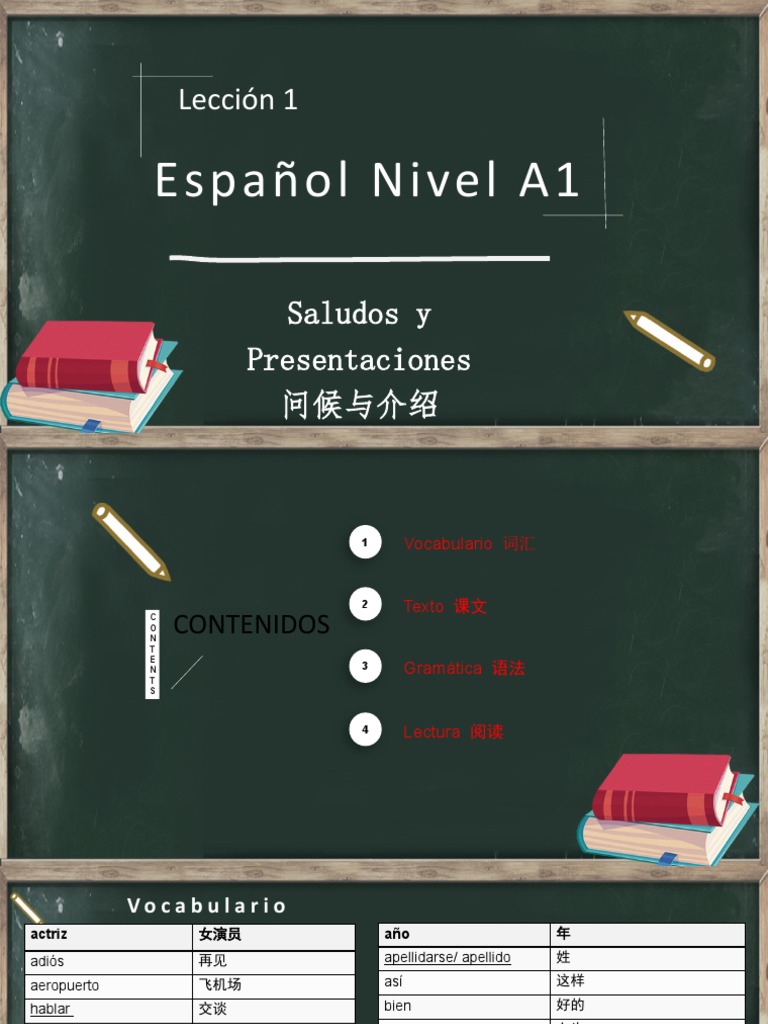 Español Clase 1 | PDF