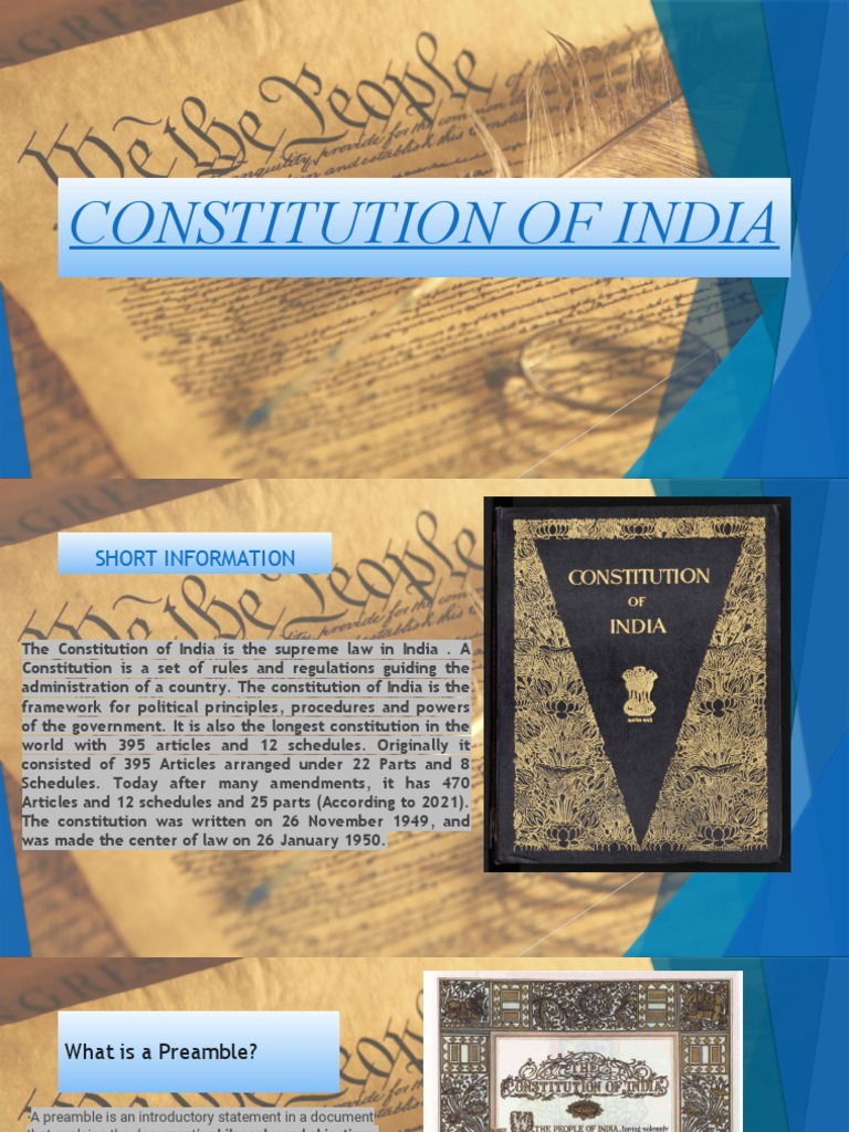 Constitution of India | PDF | Constitution | Public Law