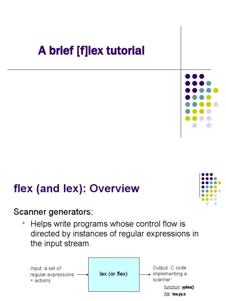 A Brief (F) Lex Tutorial | PDF | Software Engineering | Integer (Computer Science)
