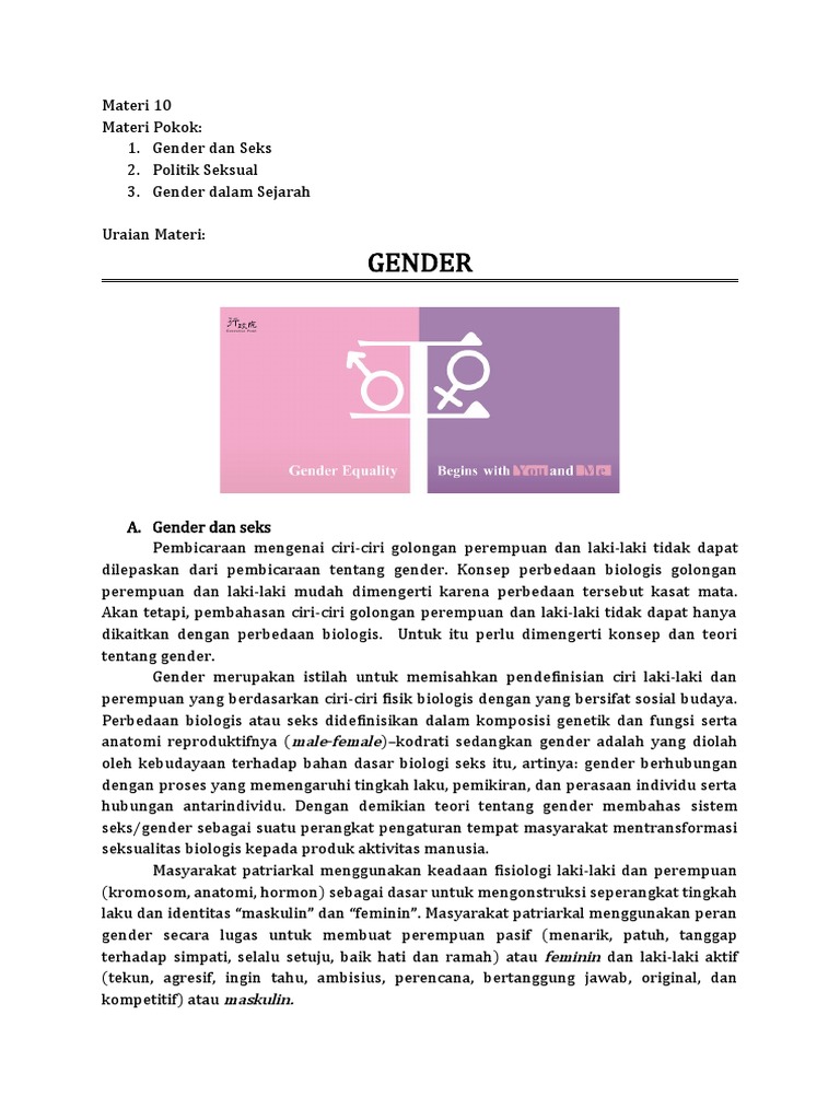 Gender | PDF