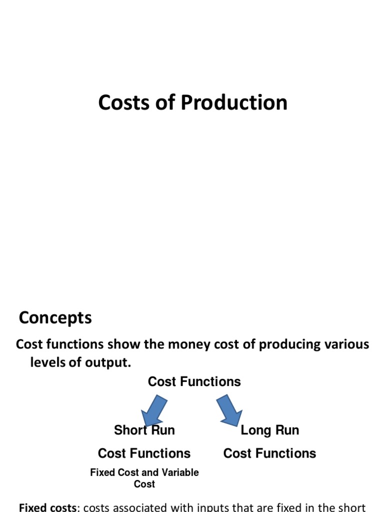 Understanding Cost Concepts: An In-Depth Exploration of Cost Functions ...