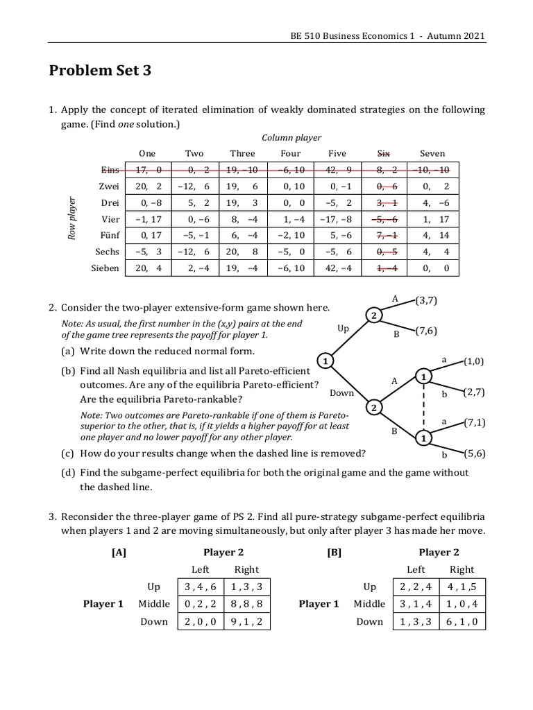 Problem Set 03 With Solutions | Download Free PDF | Economic Theories ...