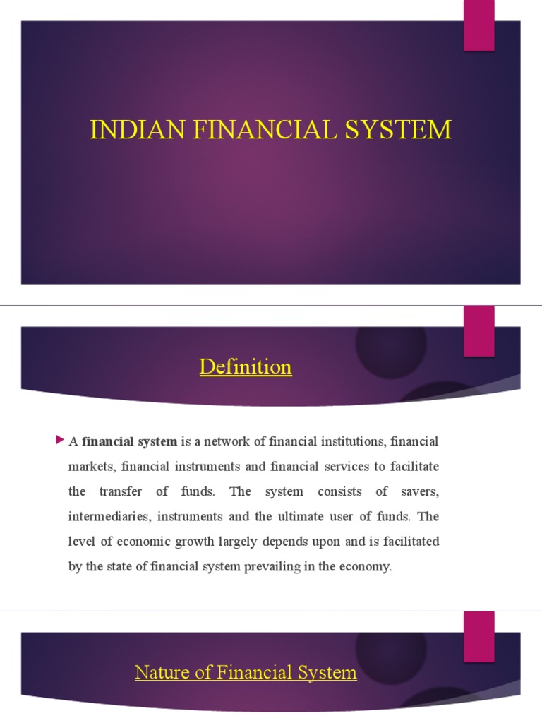 Indian Financial System | PDF