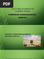 GEC 005 Purposive Communication Reviewer PDF | PDF | Globalization | Communication
