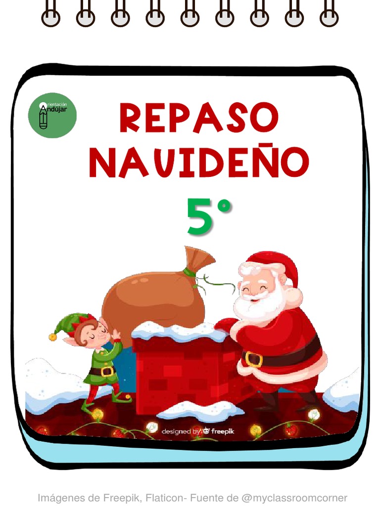 Cuaderno de Navidad Orientación Andújar Quinto PRIMARIA | PDF | Verbo ...