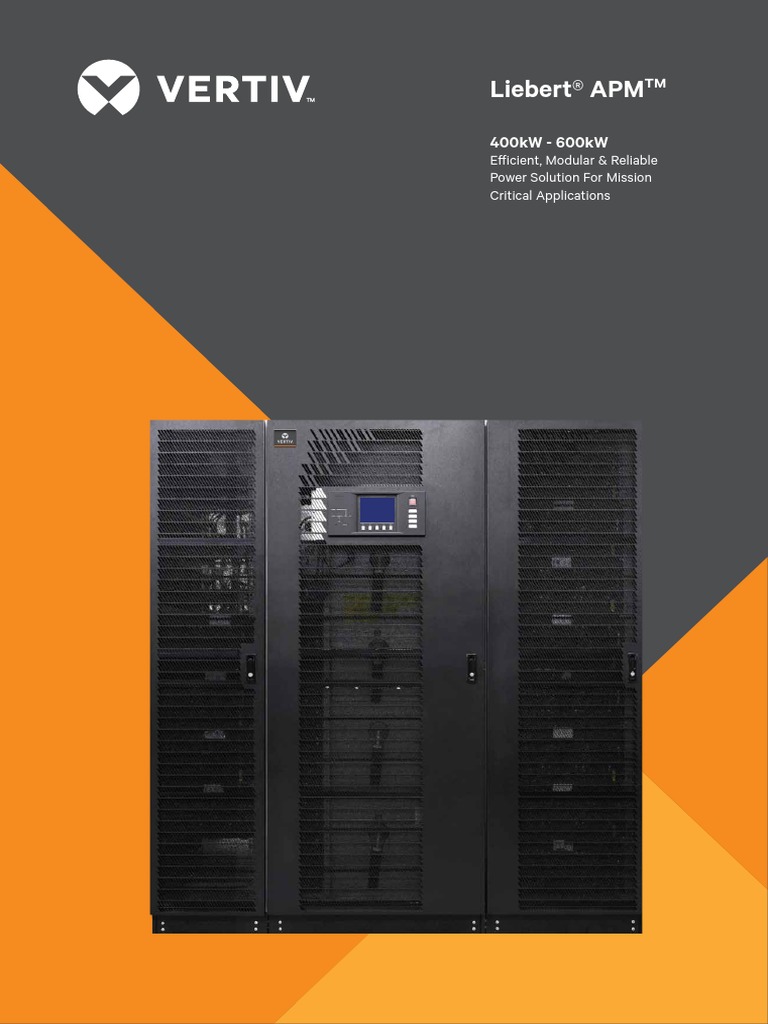 Liebert Apm 400 600 Kva Brochure | PDF | Scalability | Data Center