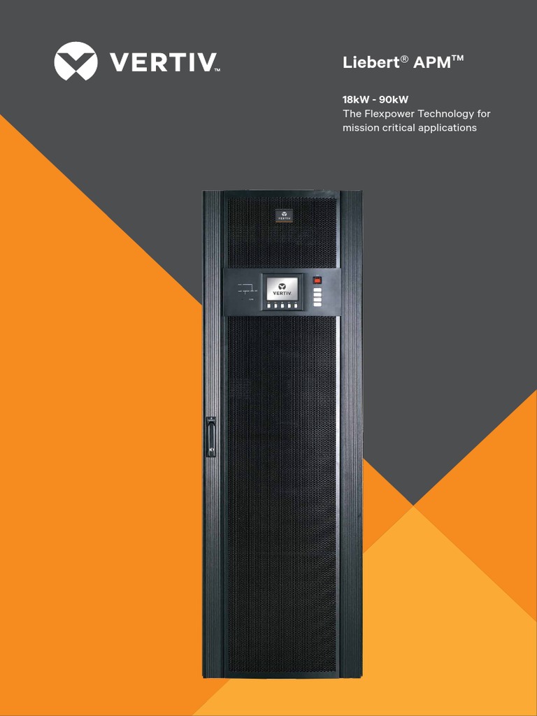 Liebert Apm 18 90kw Brochure | PDF | Computer Network | Data Center