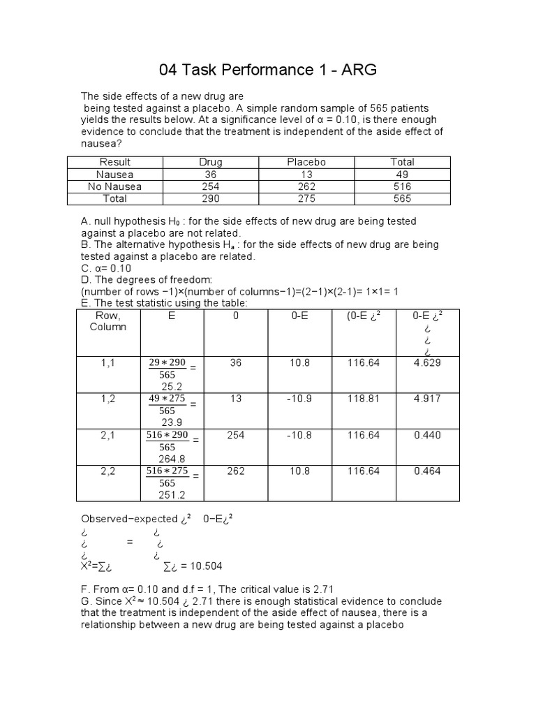 04 Task Performance 1 Math | PDF