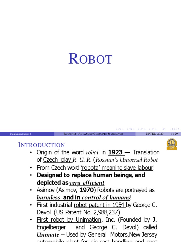Rev Robot | Download Free PDF | Robot | Robotics