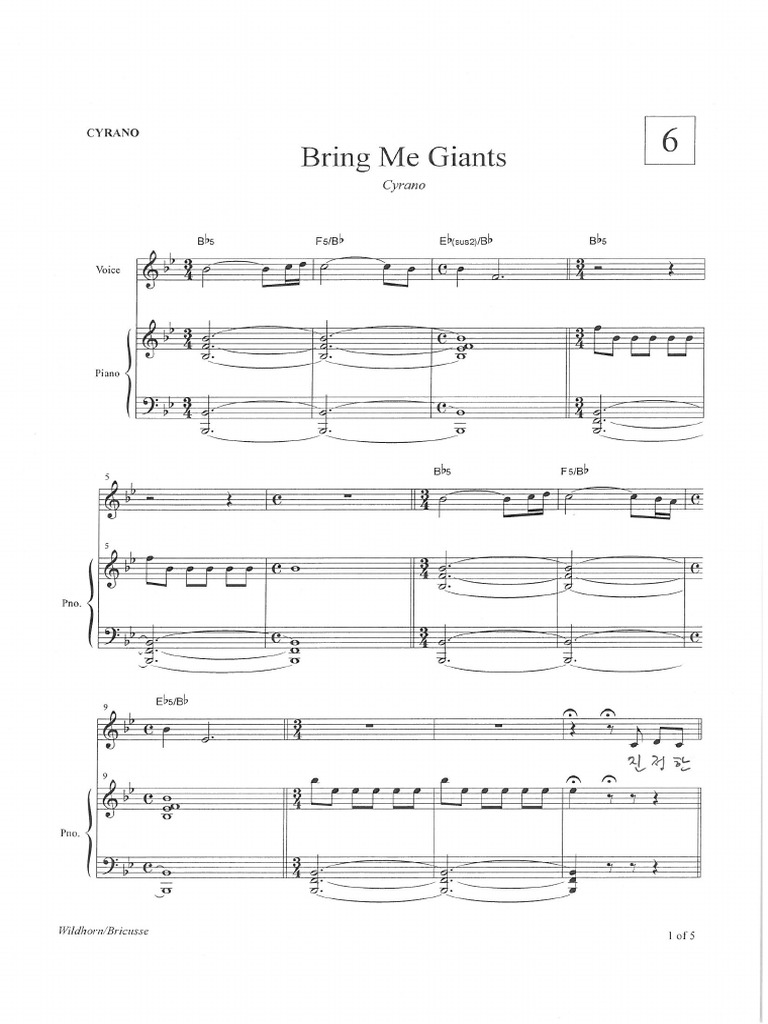 Bring Me Giants 악보 | PDF