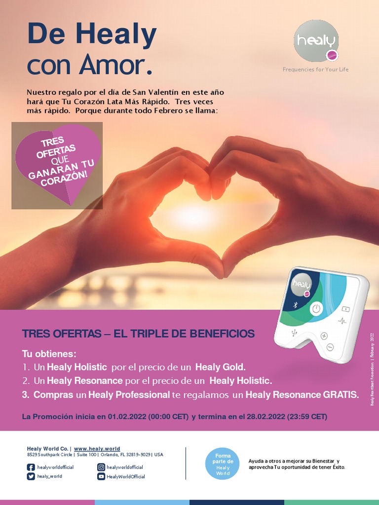 Healy-World-Flyer-Febrero 2022 - Promoción - USA - (Español) | PDF