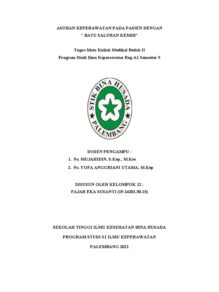 Askep Batu Saluran Kemih (KMB) | PDF