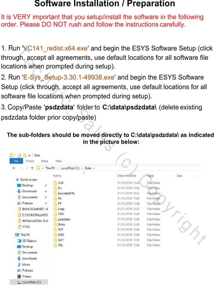 ESYS Installation Tutorial | PDF | Windows 10 | Local Area Network