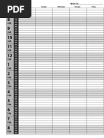 Resident Monitoring Logbook 2025 | PDF