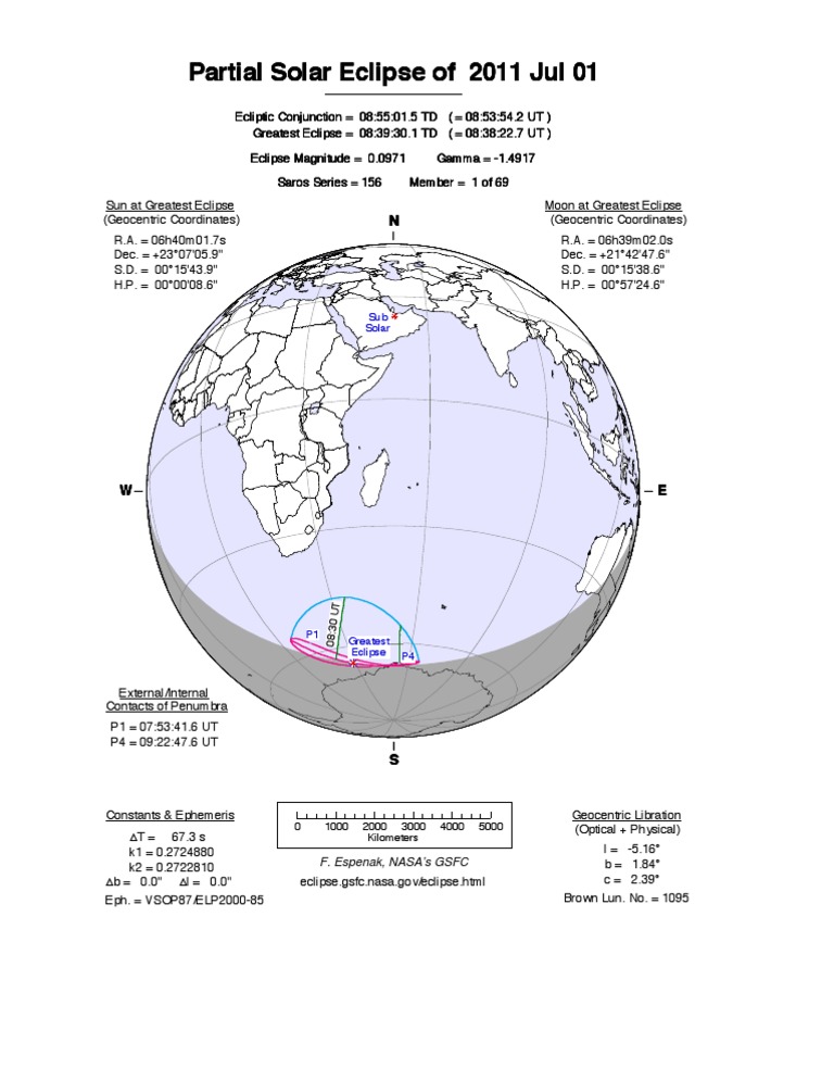 01 07 2011 Partial Solar Elipse | PDF | Science & Mathematics