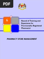 PRP Logbook for Pharmacy Training | PDF | Medical Prescription | Pharmacy