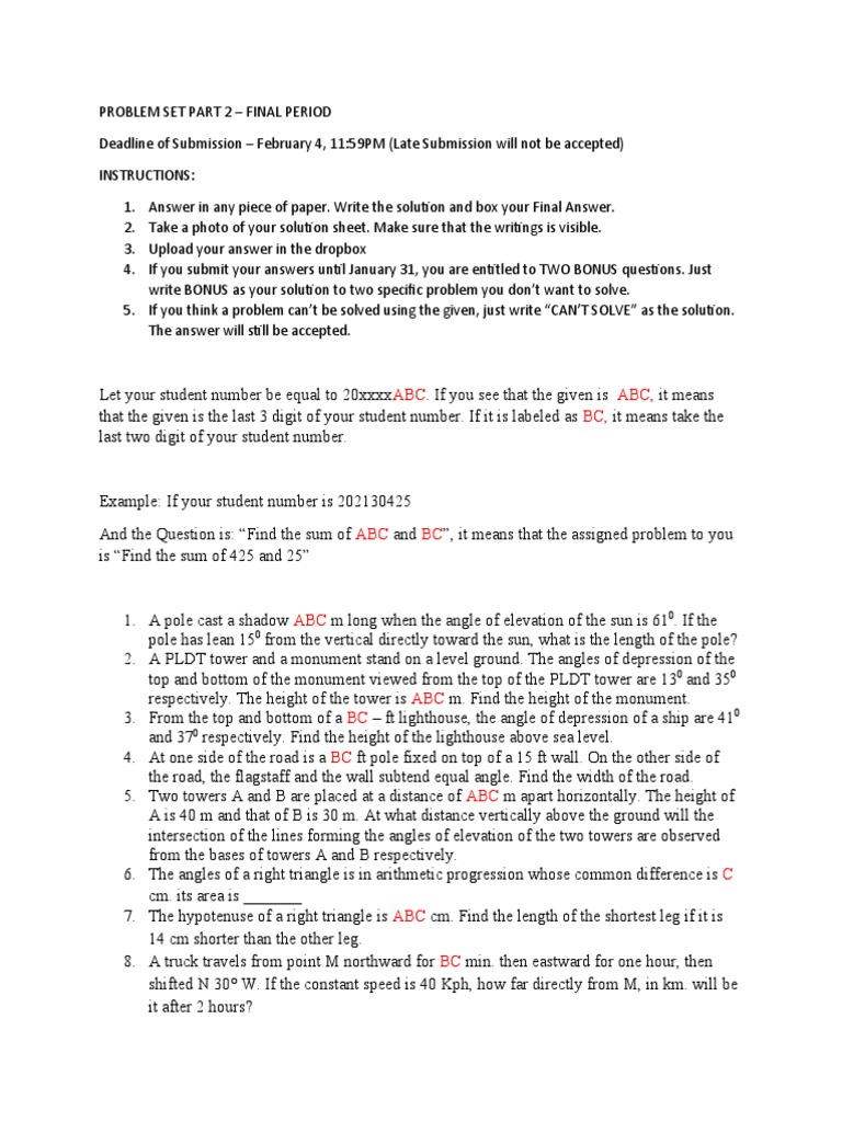 ENGM120 - Final Enabling 2 | PDF | Triangle | Elementary Geometry
