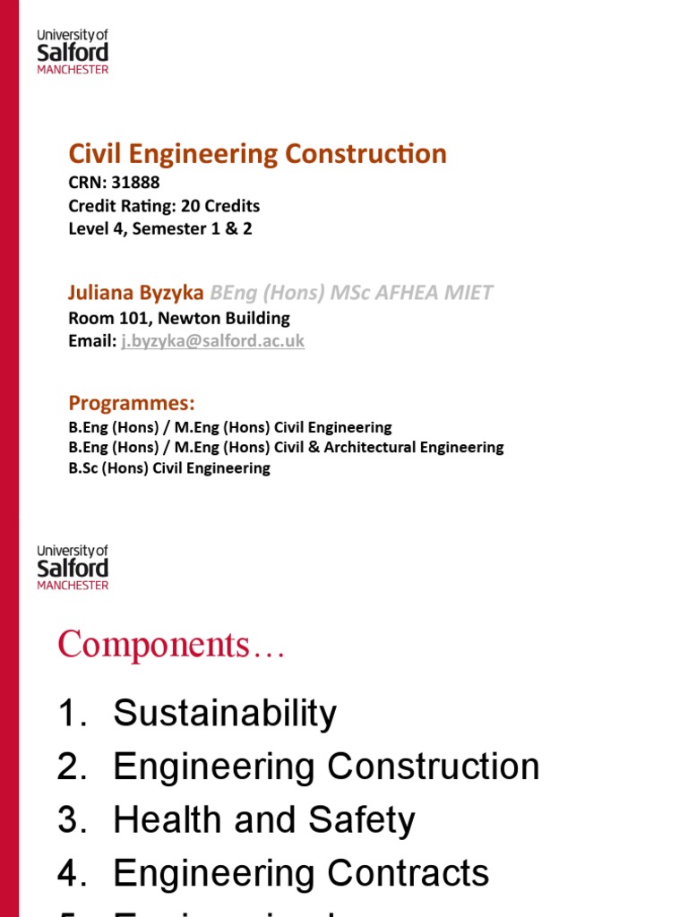 Understanding Key Concepts in Civil Engineering Construction | PDF ...