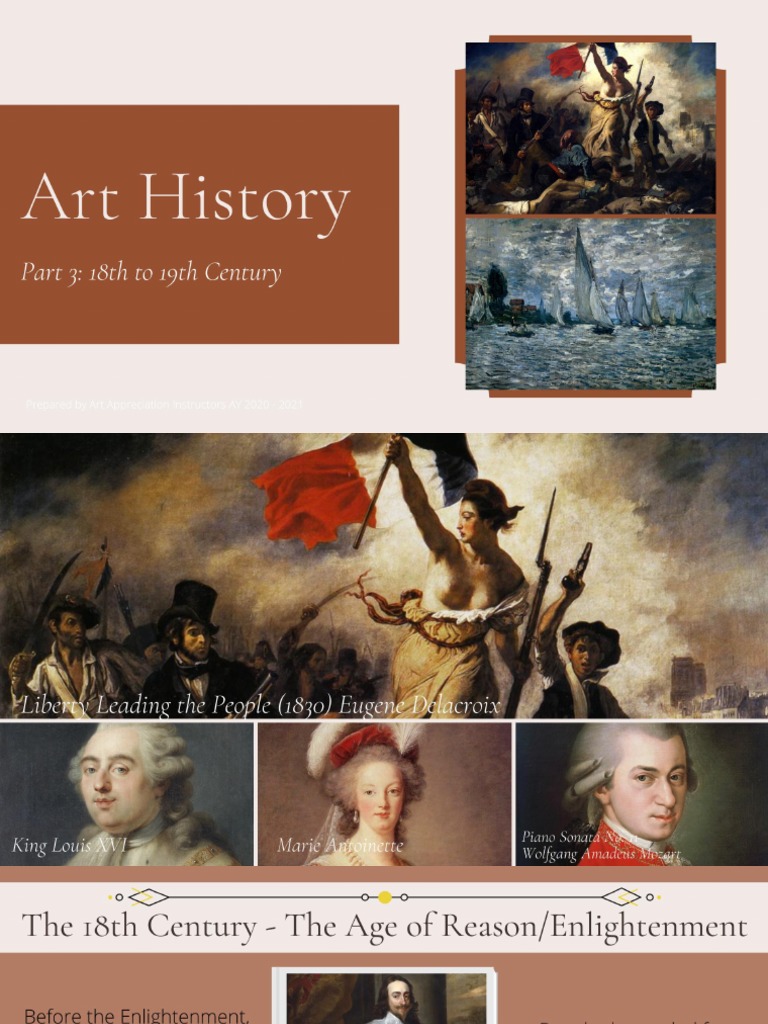 Lecture 5.3 - Art History (18th To 19th Century) | PDF