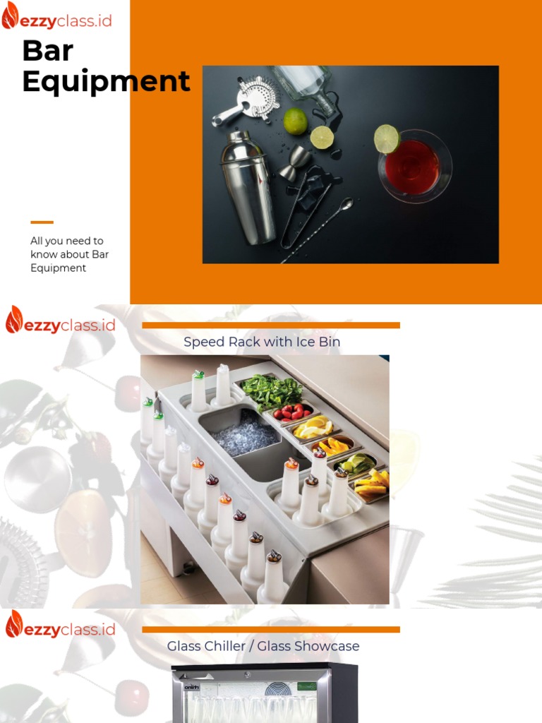Essential Bar Equipment Guide | PDF