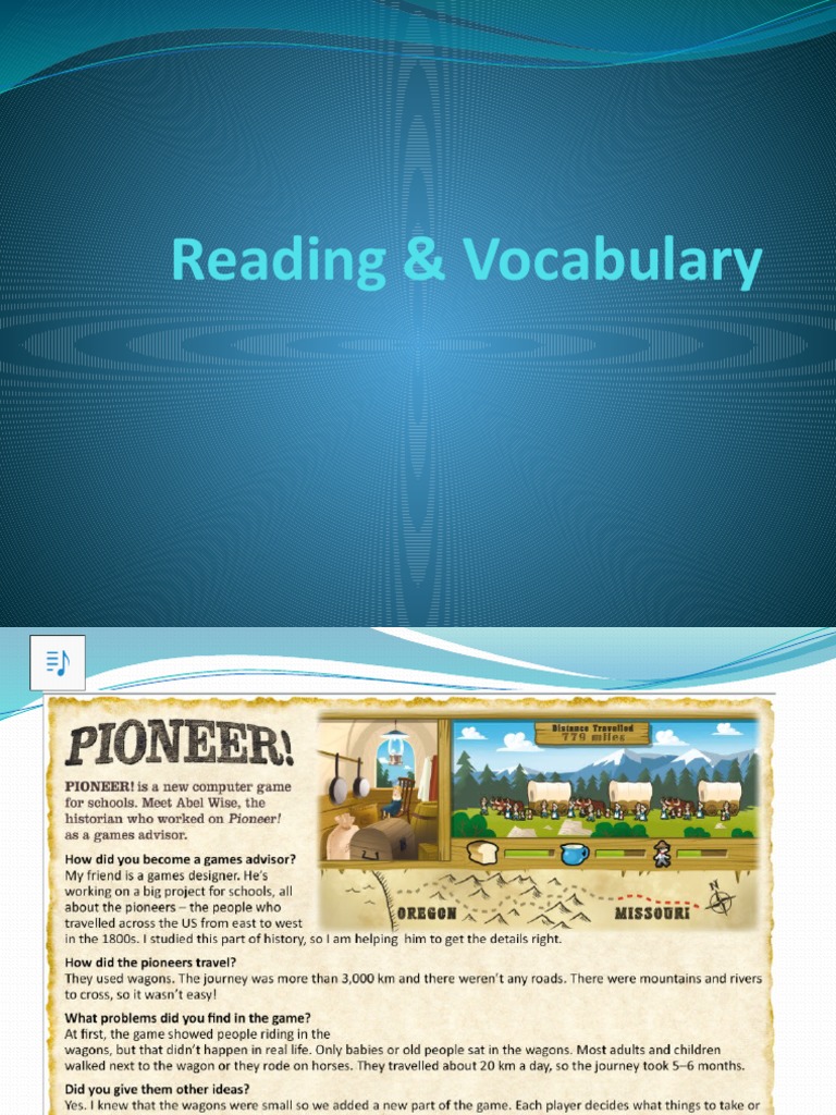 Class #5 - Second Part - Reading & Vocabulary | PDF | Cooking, Food ...