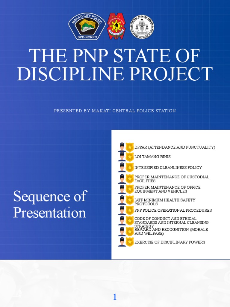 The PNP State of Discipline Project | PDF | Vehicles | Engines