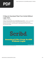 Free Scribd Downloader | PDF