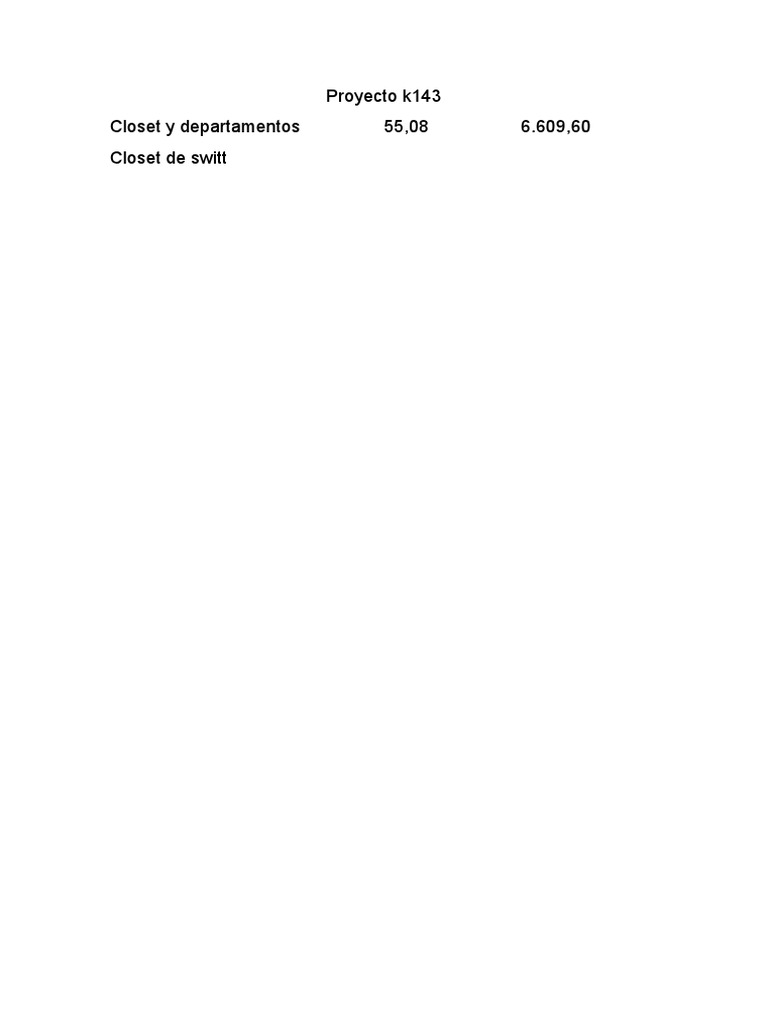 Proyecto k143 | PDF