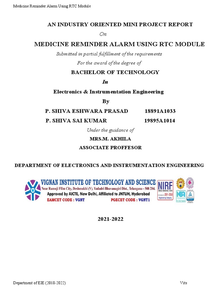 MINI PROJECT REPORT Doucment | PDF | Rectifier | Embedded System