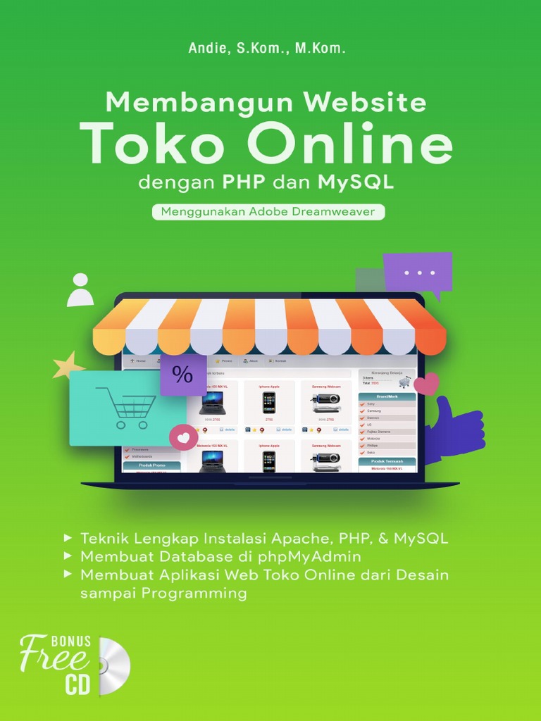 Andie - Membangun Website Toko Online Dengan PHP Dan MySQL Menggunakan Adobe Dreamweaver | PDF