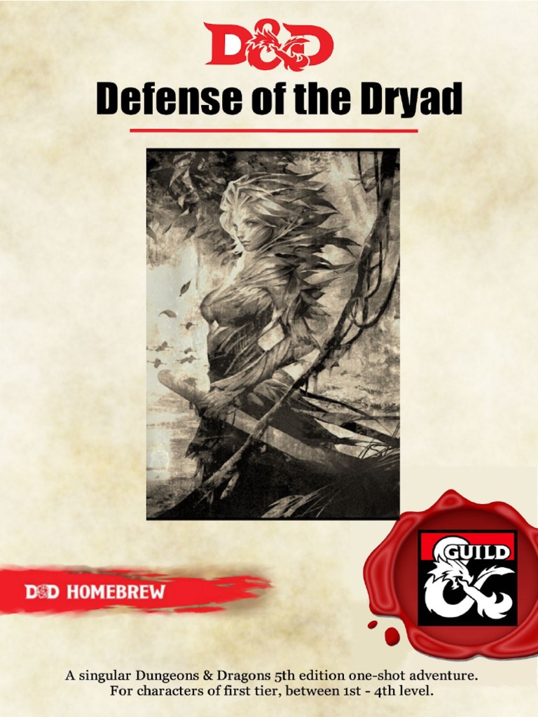 2587584-Defense of The Dryad | PDF | Fairies | Dungeons & Dragons