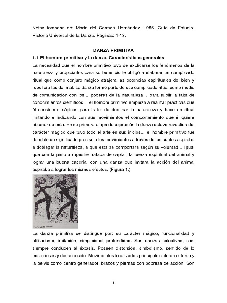 03 HH Danza Primitiva-Antigua | PDF | Bailes | imperio Romano