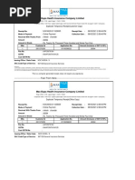 Medical Insurance Premium Receipt-Family | PDF | Insurance | Taxes
