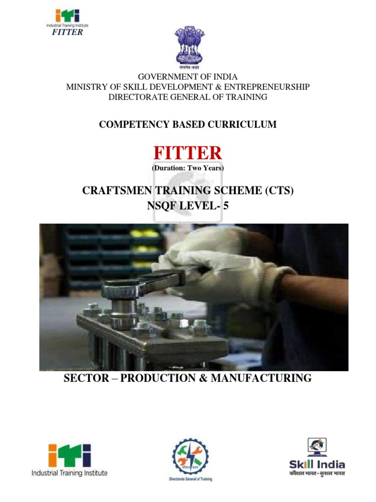 Fitter: Craftsmen Training Scheme (CTS) NSQF Level-5 | PDF | Screw ...