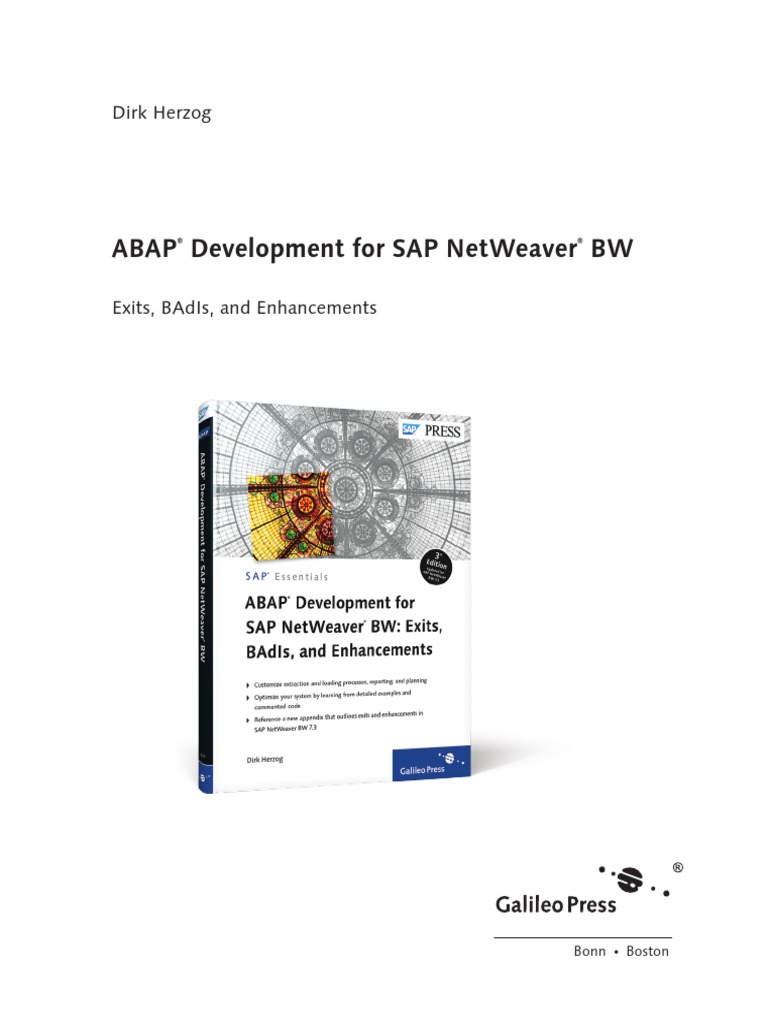 ABAP Development in SAP BW | PDF | Subroutine | Variable (Computer Science) ABAP Development in SAP BW | PDF | Subroutine | Variable (Computer Science)
