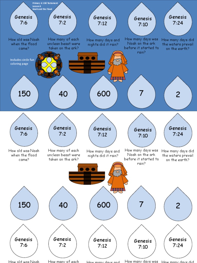 Noah and The Flood | PDF | Genesis Flood Narrative | Noah's Ark