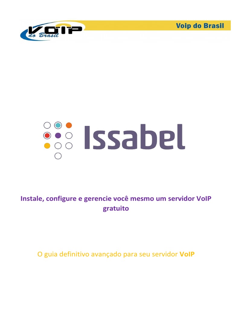Issabel - VoiP Do Brasil | PDF | Voz sobre IP (VoIP) | Protocolo de início de sessão (SIP)
