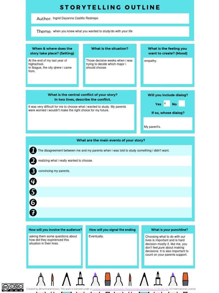 English 10 - Storytelling - Outline | PDF