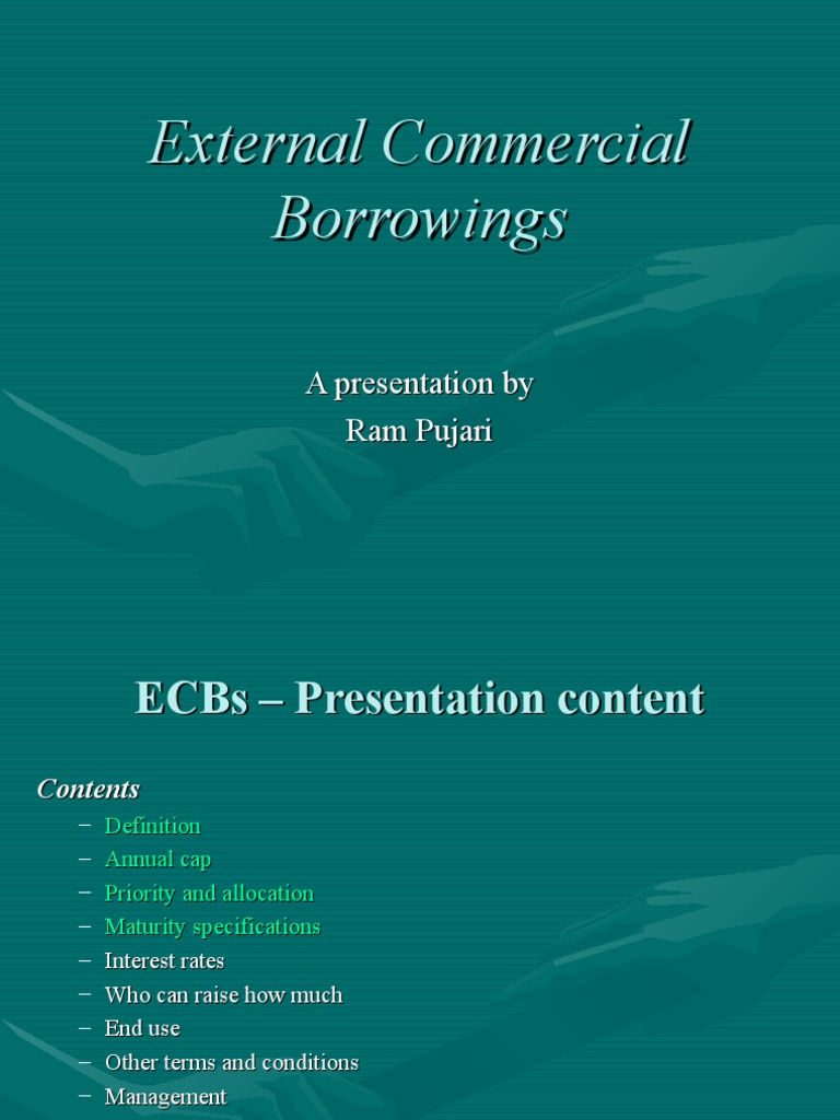 External Commercial Borrowings | PDF | Reserve Bank Of India | European ...