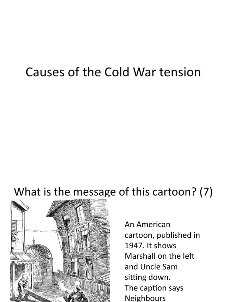 Causes of The Cold War Tension | PDF | Cold War | Soviet Union