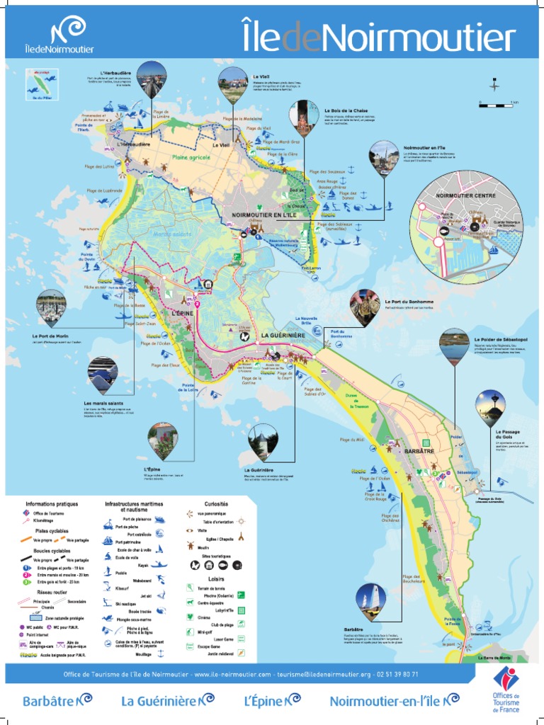 Carte touristique 2019 - île de Noirmoutier | PDF