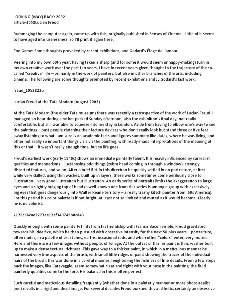 Jon Jost | PDF | Portrait Painting | Paintings