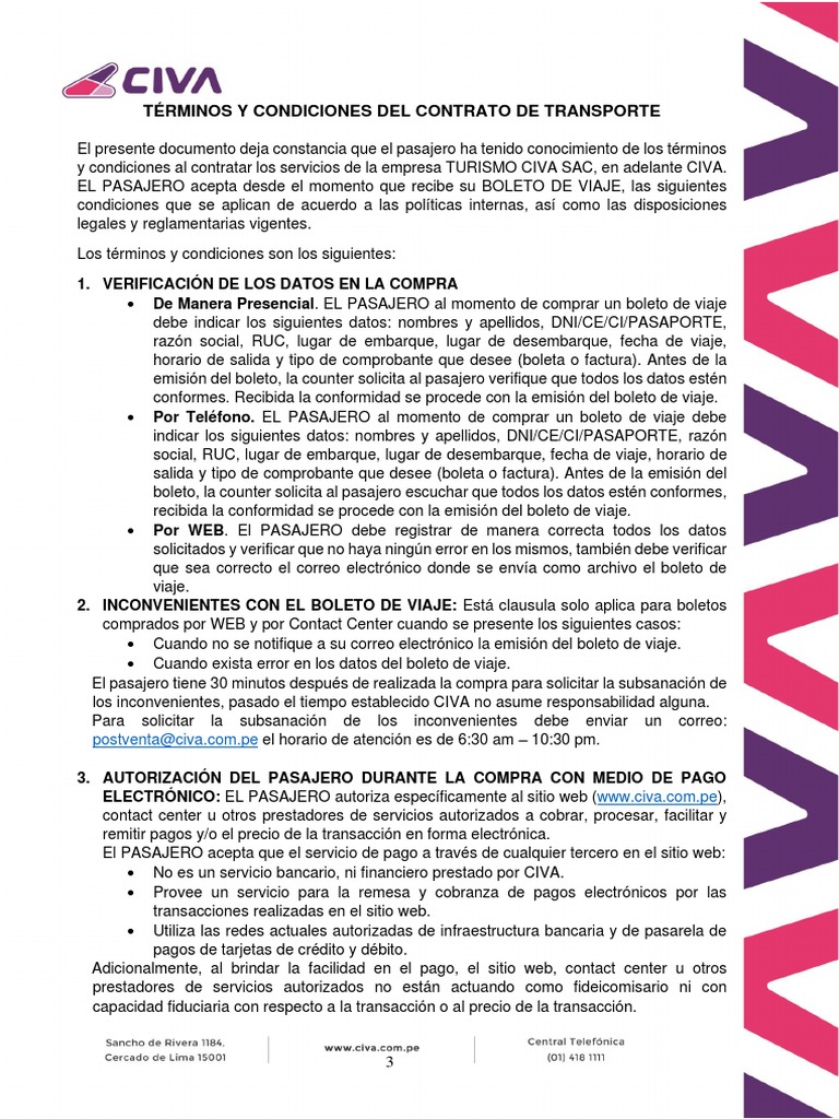 Terminos y Condiciones v6!17!12 2021 Web | Descargar gratis PDF | aduana