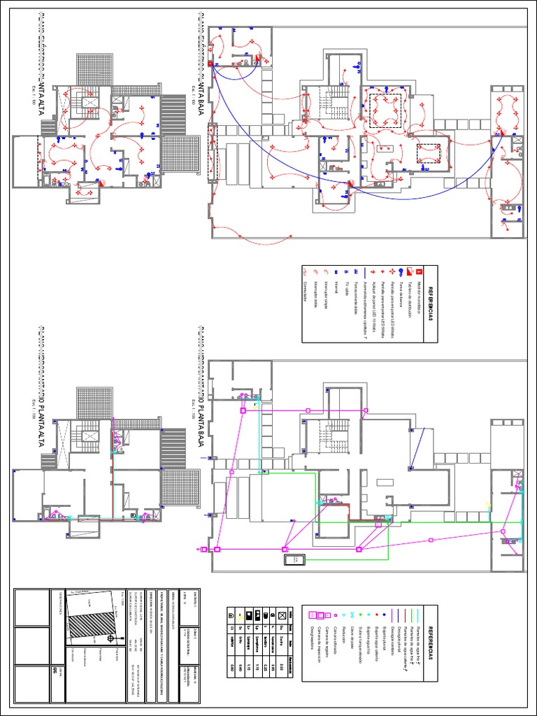 6 Planos Eléctricos e Hidrosanitarios | PDF