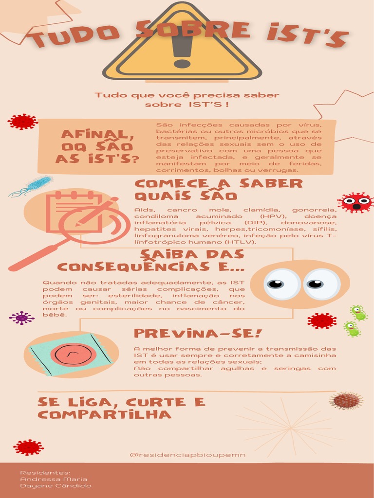 Infecções Sexualmente Transmissíveis: ISTs | PDF | Ciências Sociais ...
