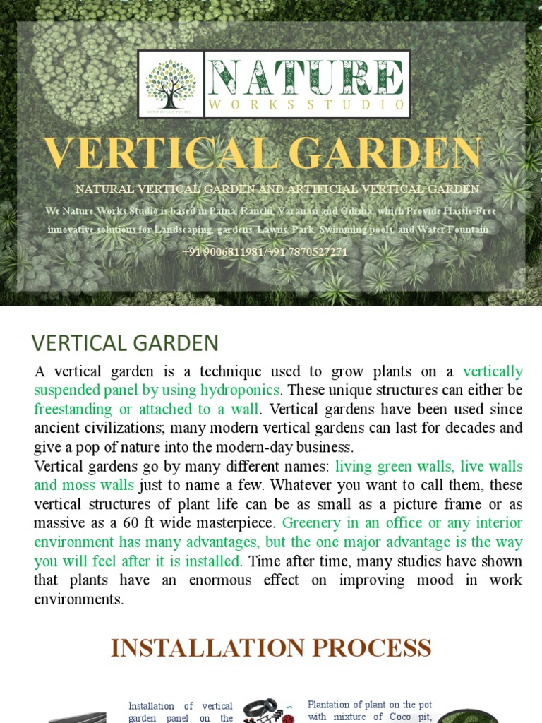 Final Vertical Garden - Catlog - 2021 | PDF | Irrigation | Gardens