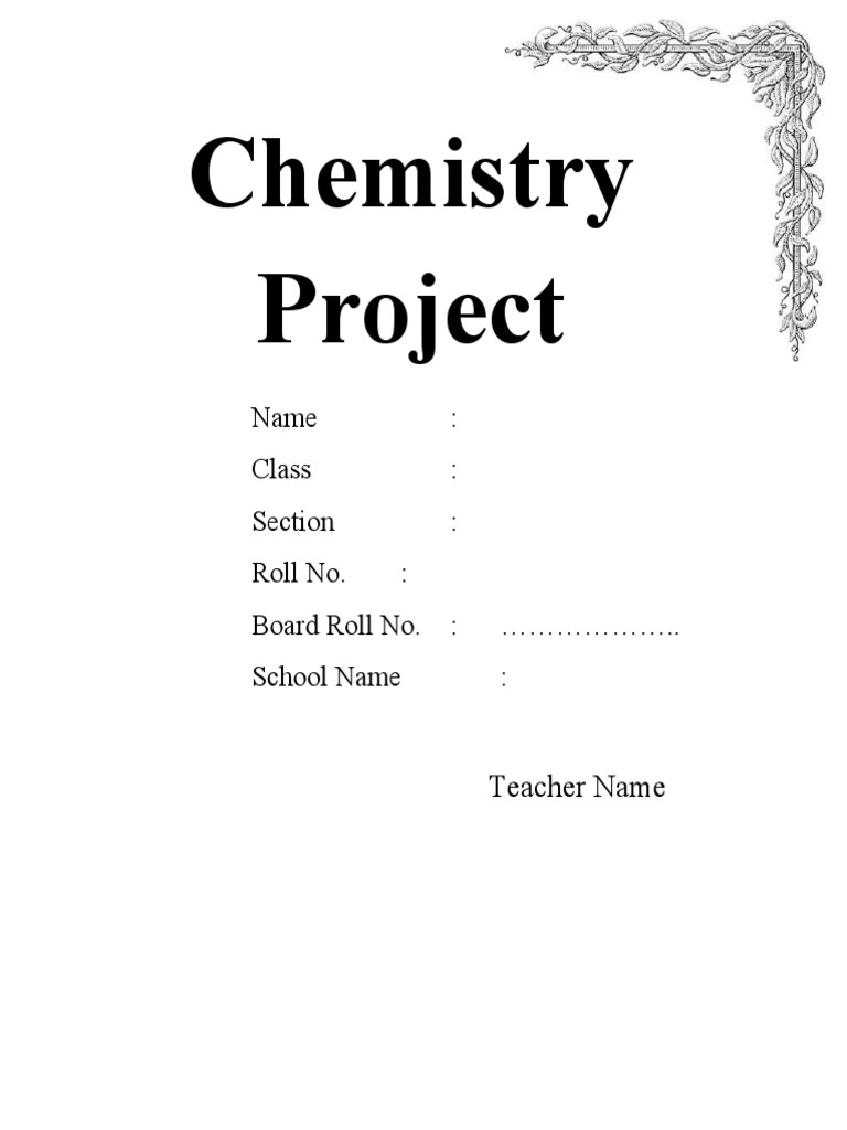 Class 12 Chemistry Project On Content of Cold Drinks | PDF | Sucrose ...