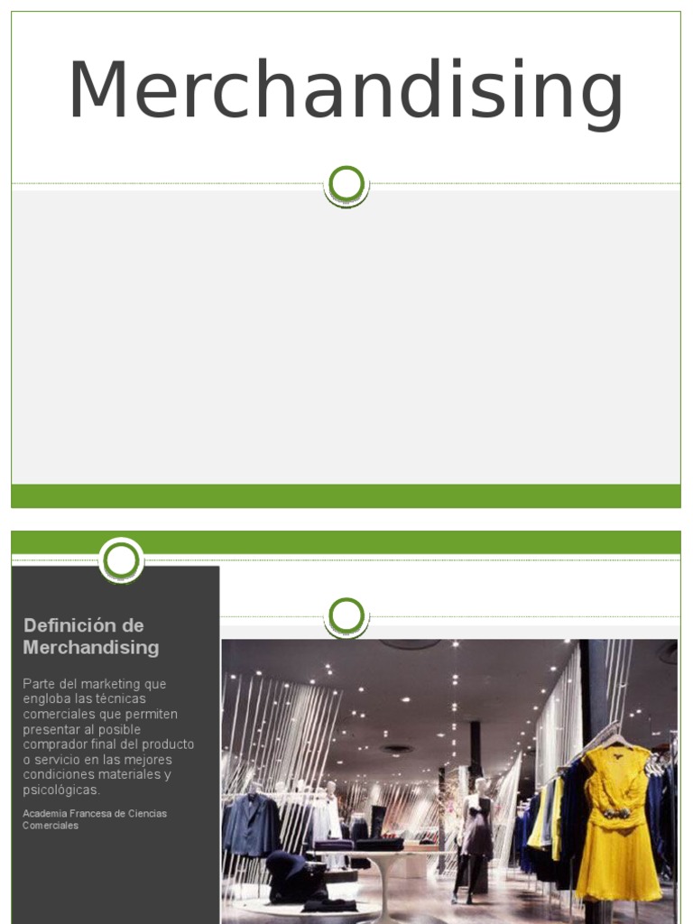 Definición de Merchandising | PDF | Comercialización | Ventas