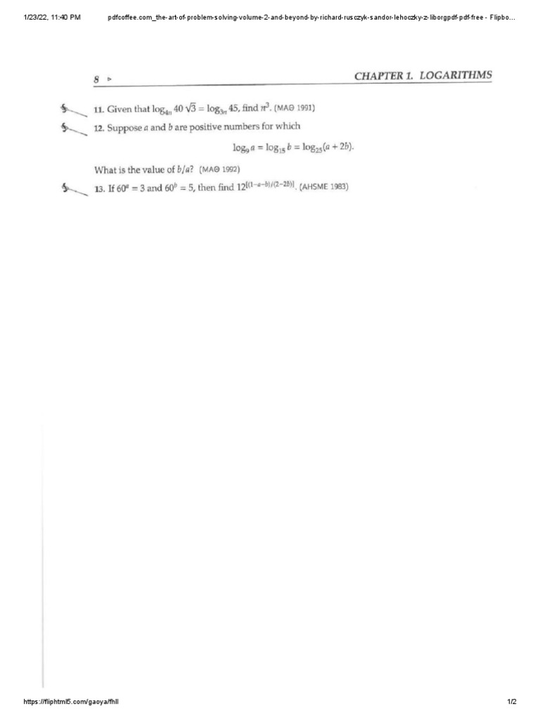 The-Art-Of-Problem-Solving-Volume-2-And-Beyond-By-Richard-Rusczyk ...