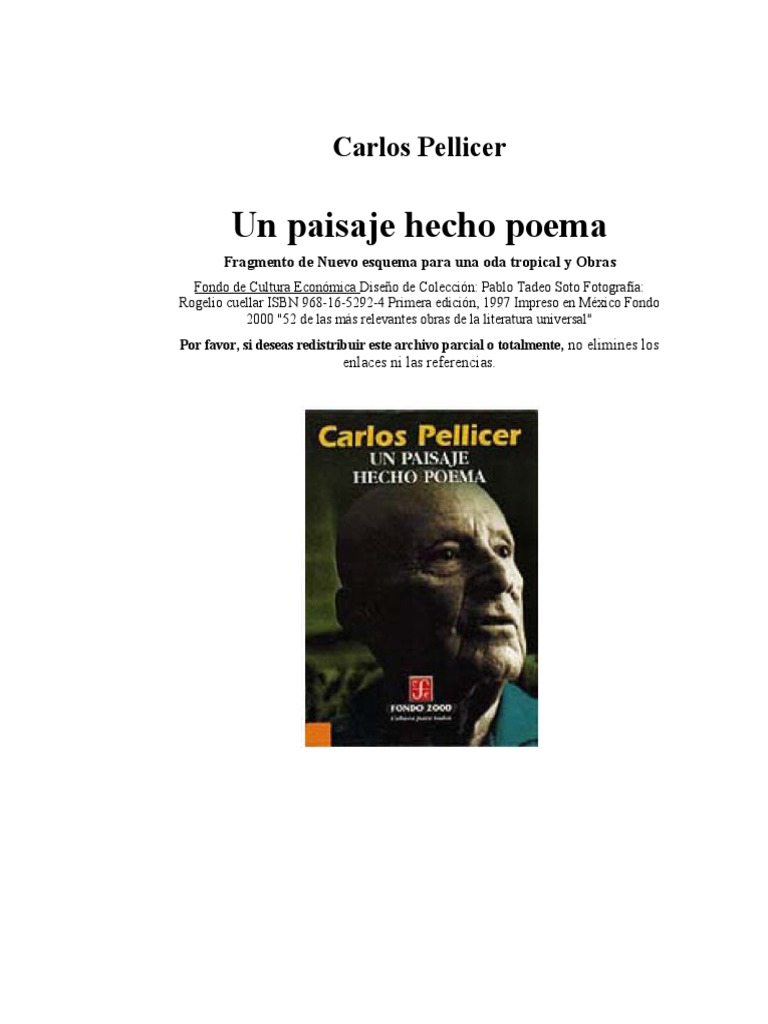 Carlos Pellicer | PDF